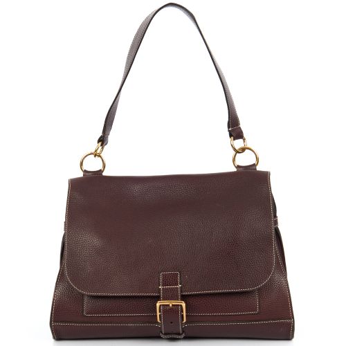 Mulberry Chiltern Satchel in Oxblood, Calfskin Leather | Handbag Clinic