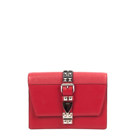 Prada Elektra in Red, Leather | Handbag Clinic