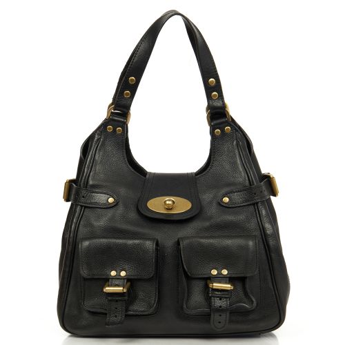 Mulberry Agyness in Black, Leather | Handbag Clinic
