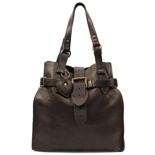 Mulberry Elgin in Brown, Calfskin Leather | Handbag Clinic