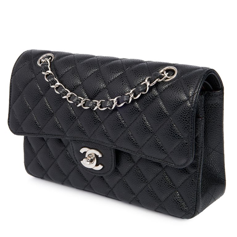 Chanel Classic - Small in Black, Leather | Handbag Clinic