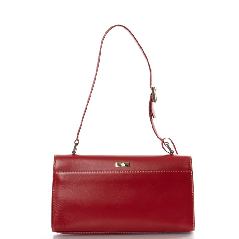 Gucci Padlock Shoulder Bag Small in Red | Handbag Clinic