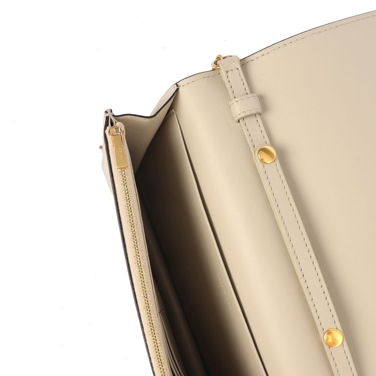 Celine Frame Bag - Medium in Grey, Leather | Handbag Clinic