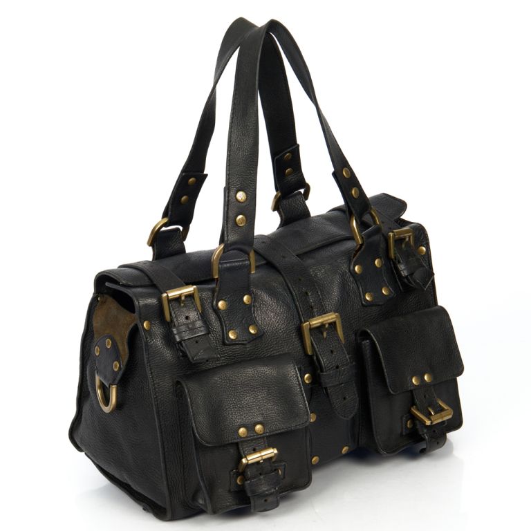 Mulberry Roxanne in Black, Leather | Handbag Clinic