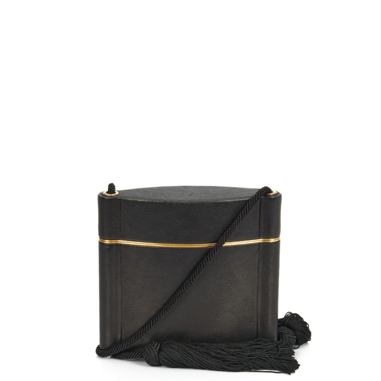 Saint Laurent Opium Box Bag in Black, Calfskin Leather | Handbag Clinic