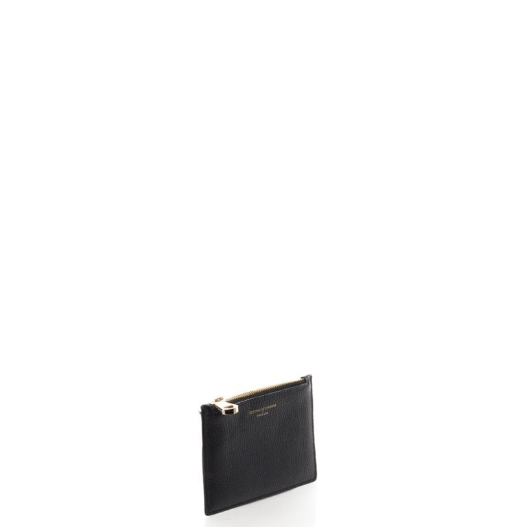 Aspinal of London Essential Flat Pouch - Small in Black | Handbag Clinic