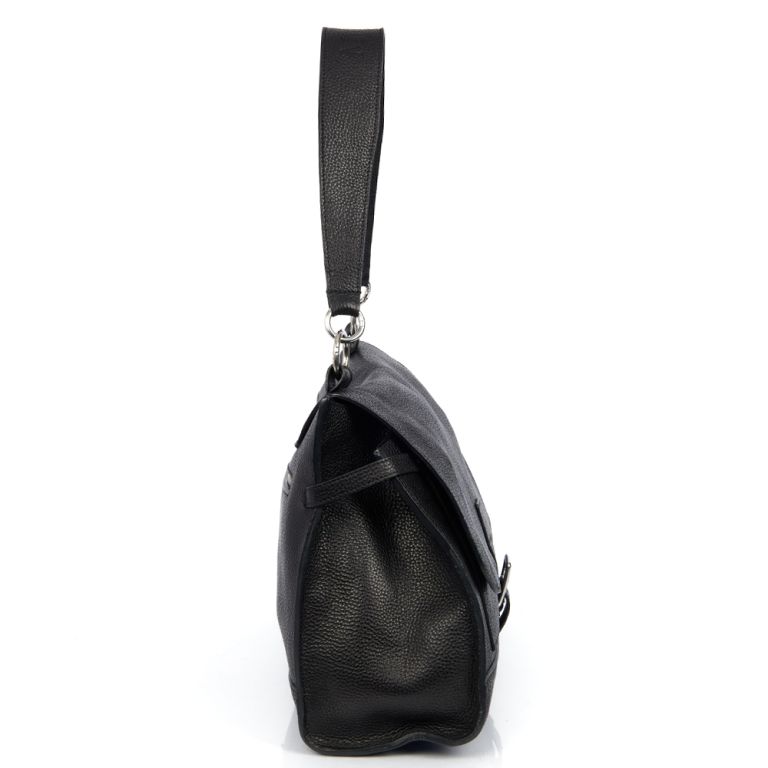 Mulberry Chiltern Satchel - Large in Black, Leather | Handbag Clinic