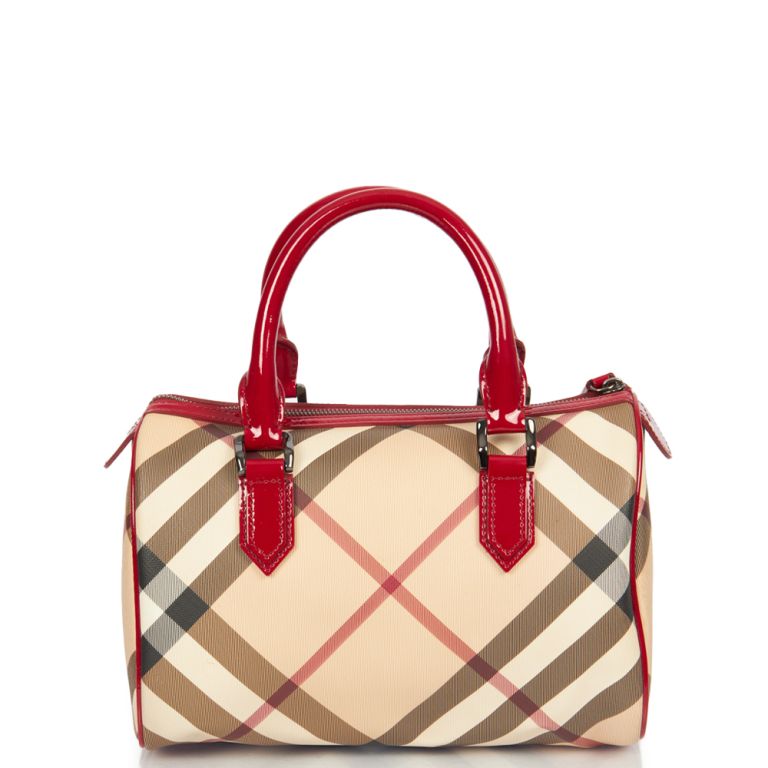 Burberry Bowler in Multi, Fabric | Handbag Clinic