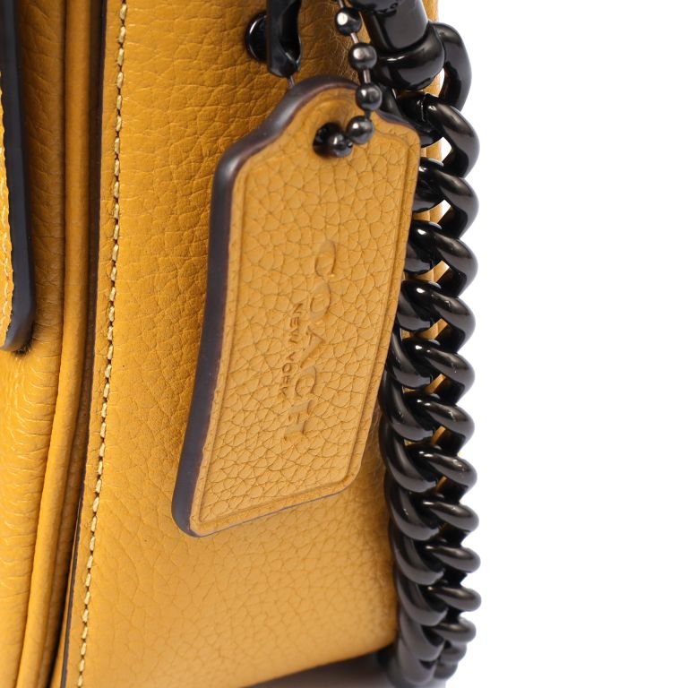 Coach Cassie 19 in Yellow, Leather | Handbag Clinic