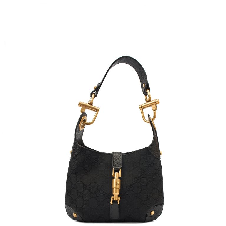 Gucci Jackie - Mini in Black, GG Canvas | Handbag Clinic