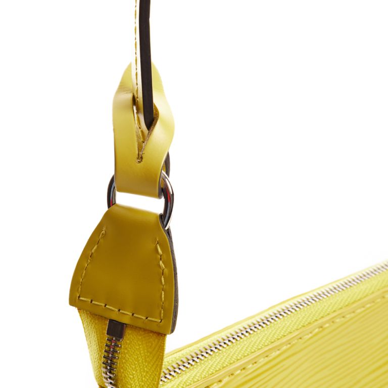 Louis Vuitton Leather Pochette in Yellow | Handbag Clinic